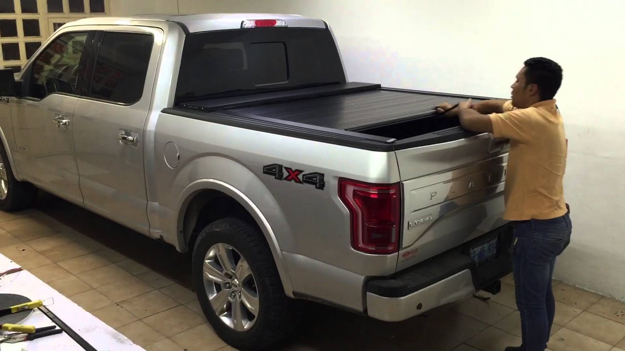 Back Cover cubierta retractil para pick up camionetas - YouTube
