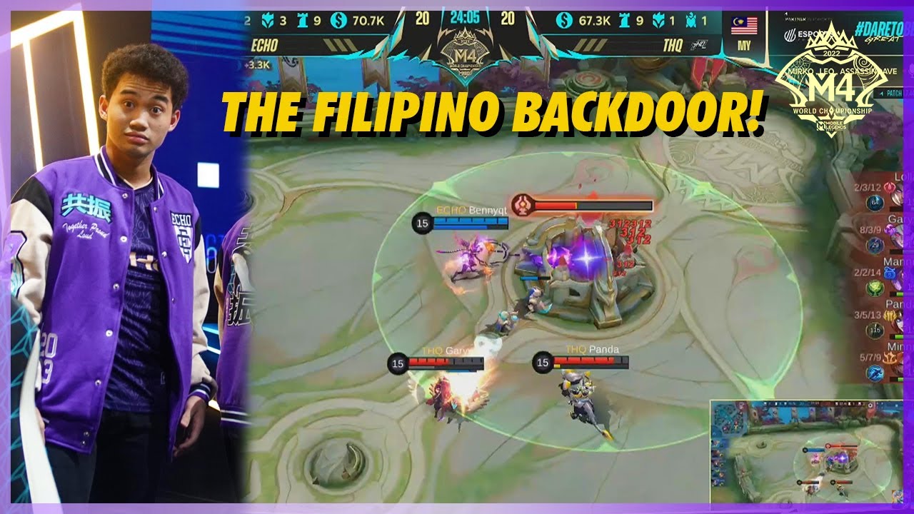 ANG MAHIWAGANG SPLIT PUSH NI BENNYQT! ECHO VS THQ GAME 1 HIGHLIGHTS M4 ...