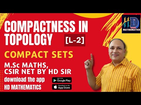 compact sets in topology (part 2) compactness in topology Msc ...