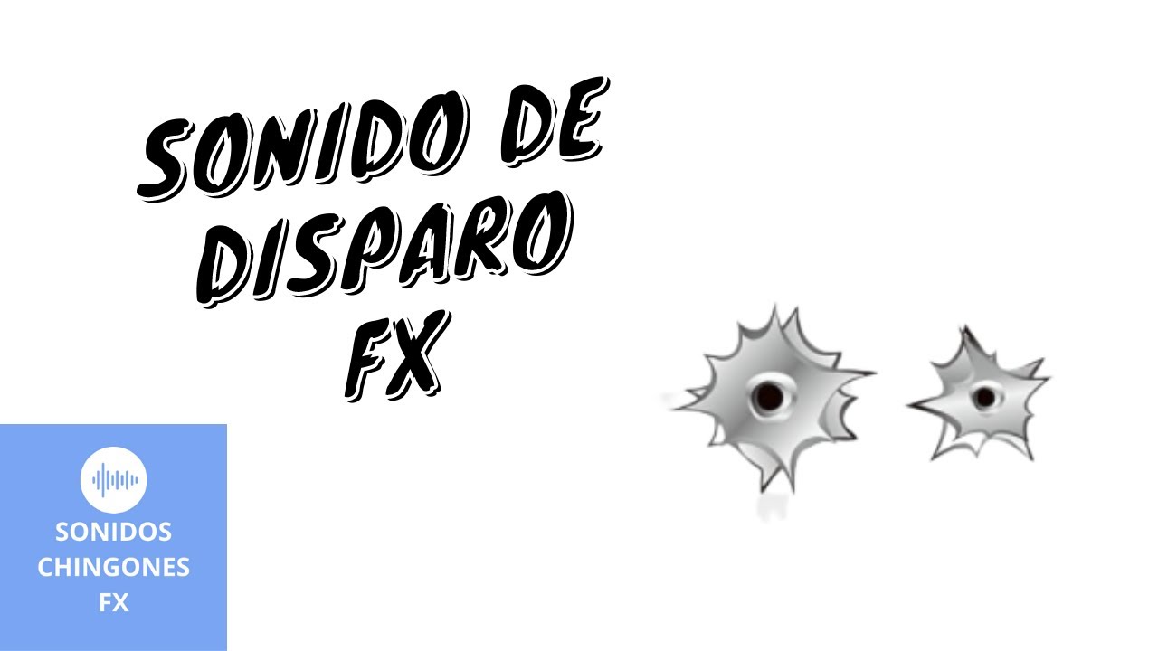 Disparo disparar sonido de bala - efecto de sonido para videos - YouTube