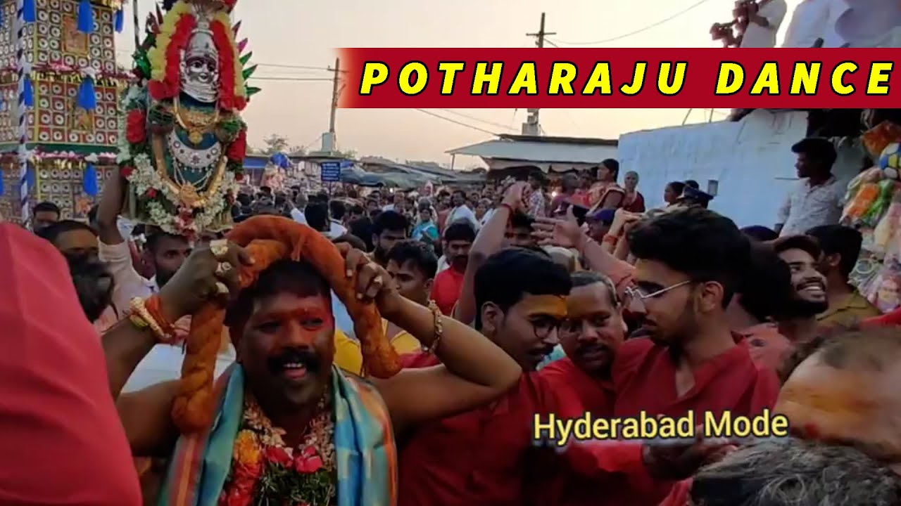 Bonalu 2020 | Potharaju Dance at Edupayala Edurukolu Gatalu 2020 ...