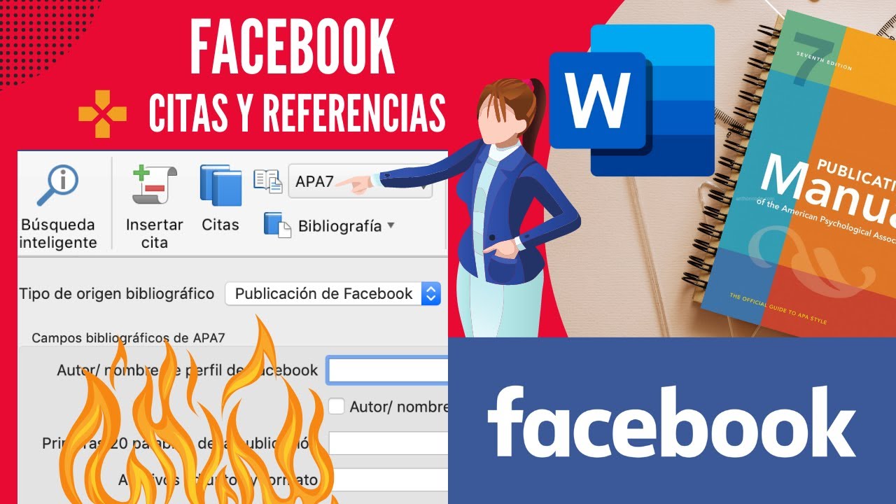 💥Cómo citar y referenciar redes sociales [FACEBOOK con el estilo APA 7 ...