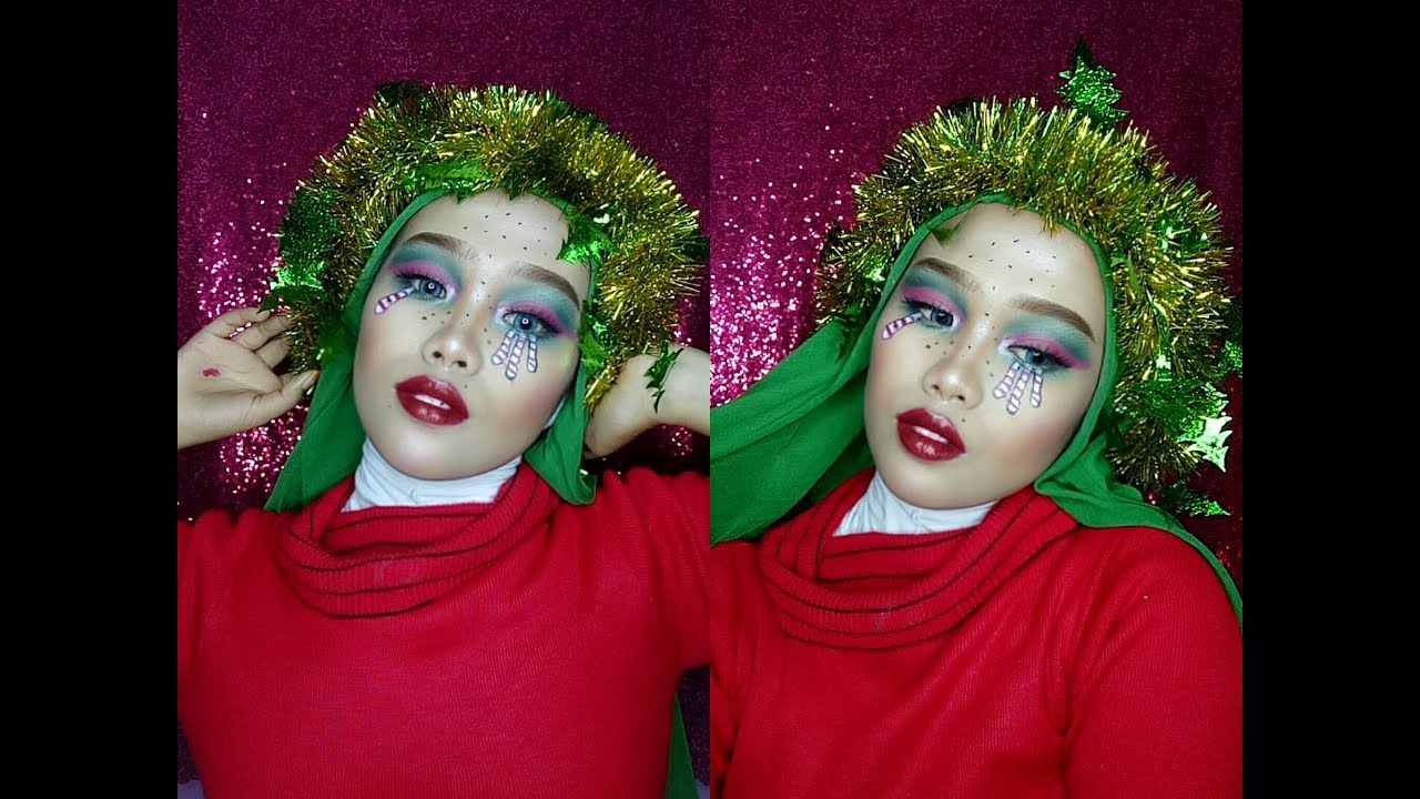 Fun Christmas Holiday Makeup Tutorial Youtube
