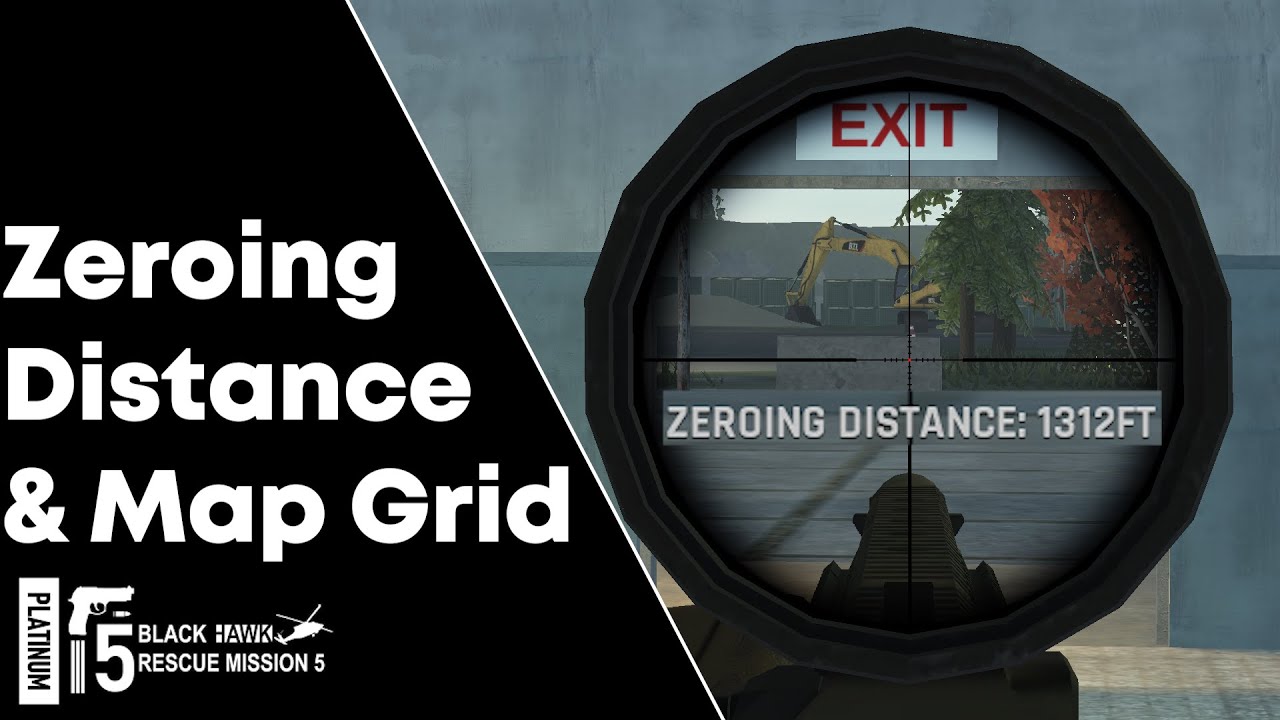 Zeroing distance & Map Grid (Blackhawk Rescue Mission 5 Gen4) - YouTube