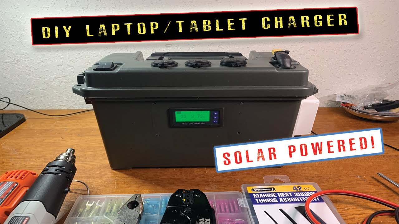 DIY - Step by Step - Solar Powered & Portable Laptop , Tablet , Cell ...