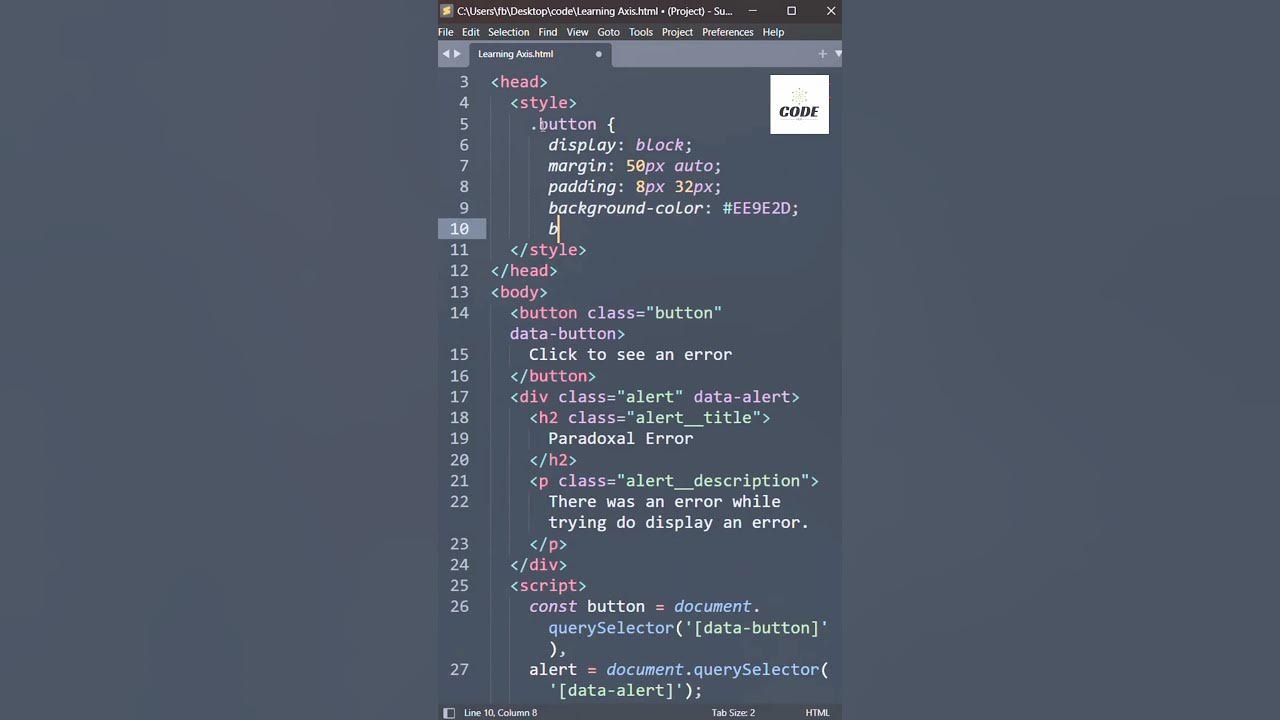 Onclick Function Html Css Javascript 🔥🤍 Codehub Html Css Coding Trending Tutorials Youtube