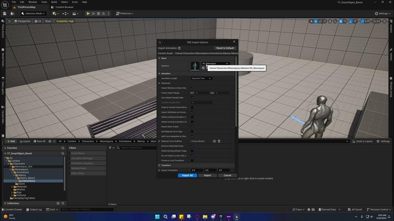 UE5.4 - Smart Object Gameplay Interactions: Synchronizing Contextual Animations - YouTube
