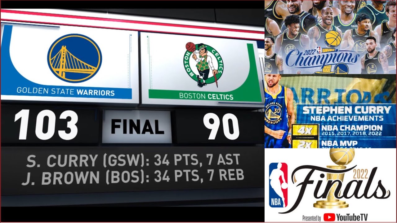 Game Review: NBA Finals G6 | GSW vs BOS *Curry had 34* Curry’s 1st ...