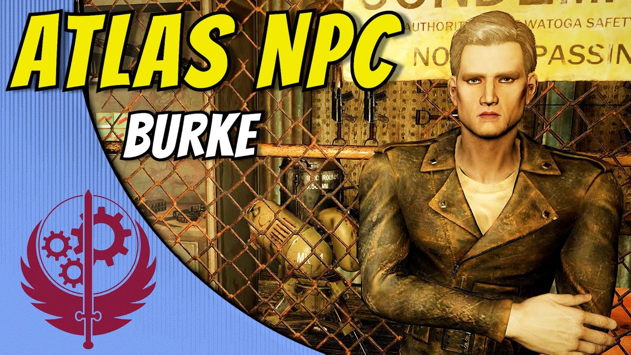 Fallout 76 Burke Steel Dawn NPC - YouTube