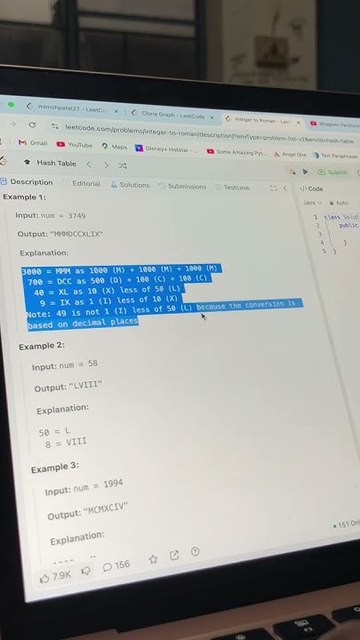 Day 191 – LeetCode Problem #12 | Solution #200daysofcode #correctcoding #leetcode # ...