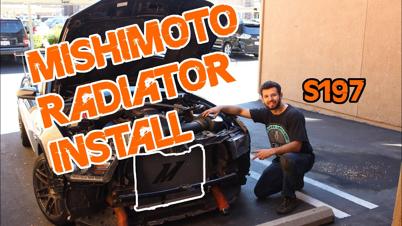 MISHIMOTO Radiator INSTALL (2010-2014 Mustang) - YouTube