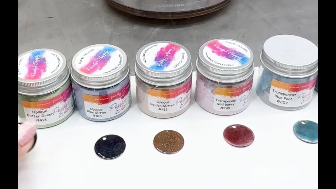 Creating Sparkly Enamel Colors: Perfect for the Holiday Season! - YouTube