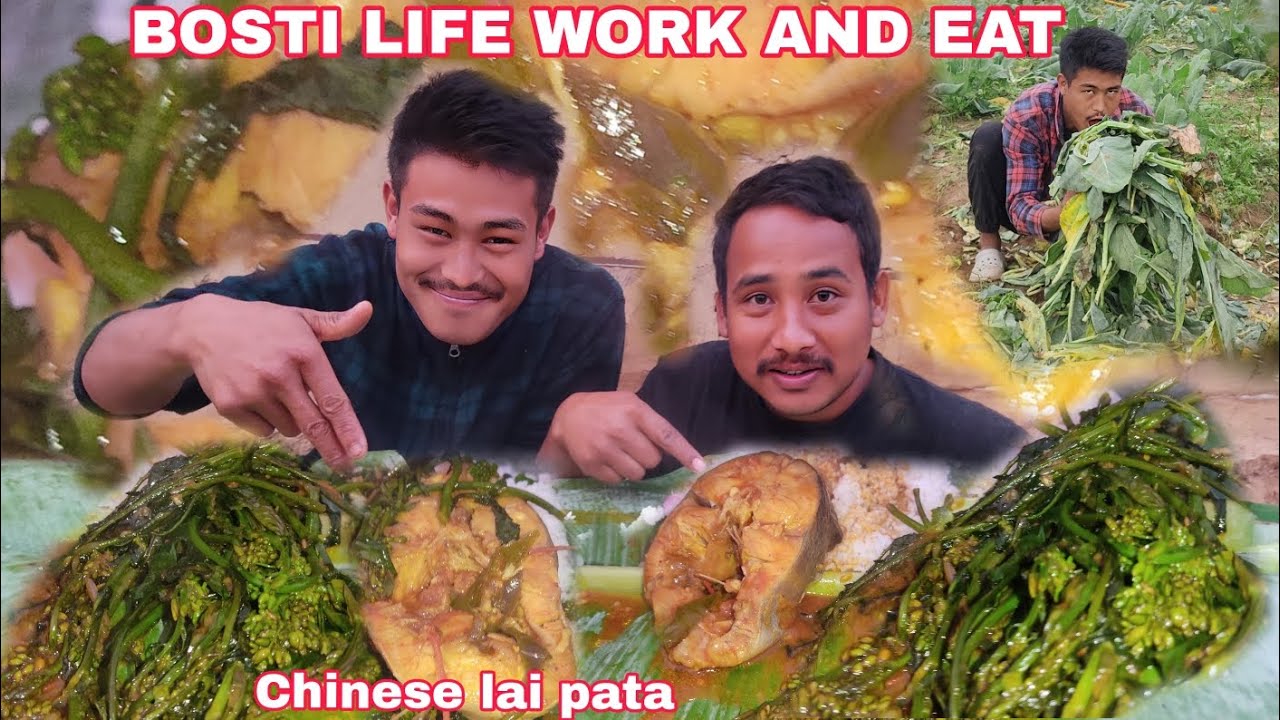mukbang || Pangas fish curry with China lai pata || bosti manu life ...