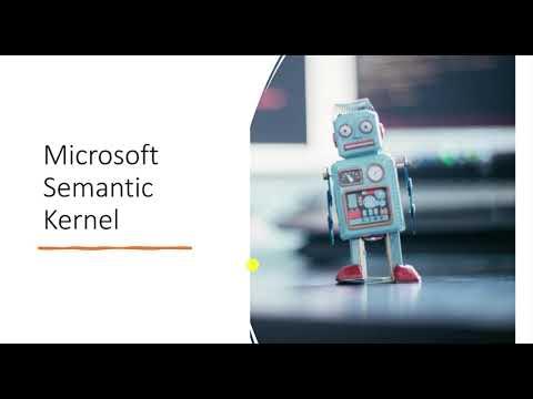 01 - Microsoft Semantic Kernel - YouTube