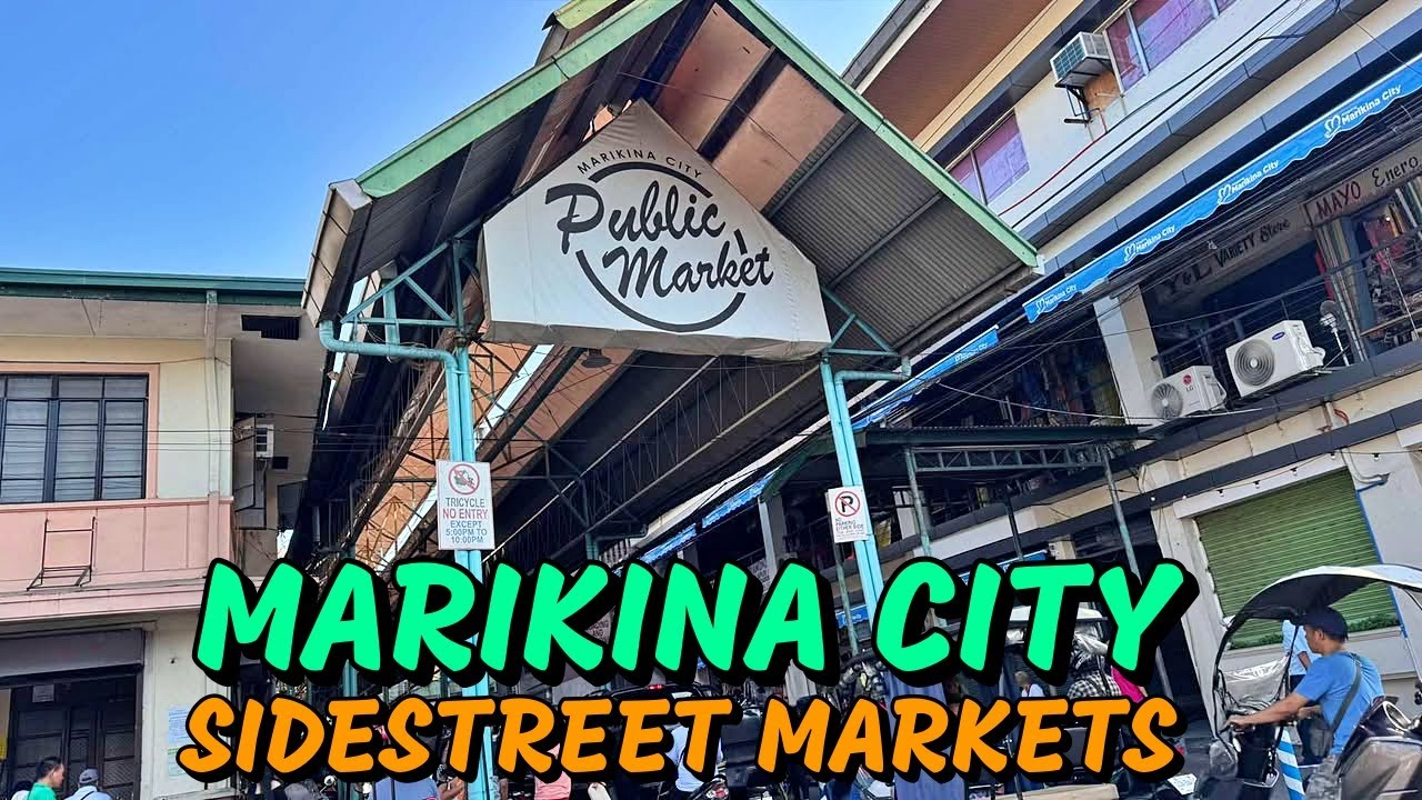 Marikina Public Market Part 2 Sidestreet Palengke Tour of wet dry goods ...