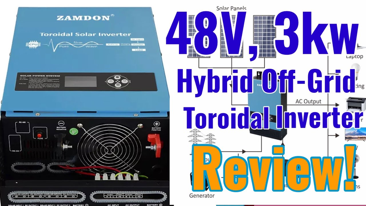 Zamdon 48Volts, 3Kw, Hybrid Off-Grid | Installation, Technical ...