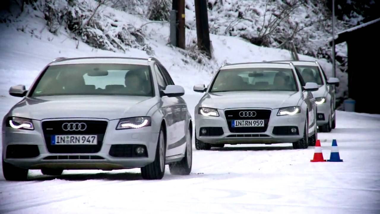 Audi Ice Driving Experience - Winter driving tips from Audi - YouTube