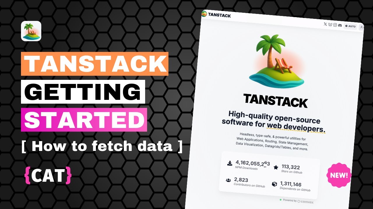 Getting Started with TanStack Start [ how to fetch data in Tanstack Start ] - YouTube