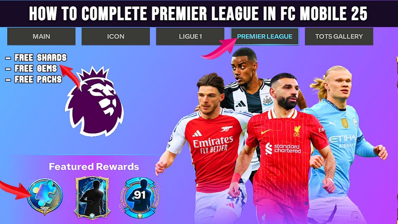 How to play Premier league in FC Mobile 25 - TOTS Premier league guide ...