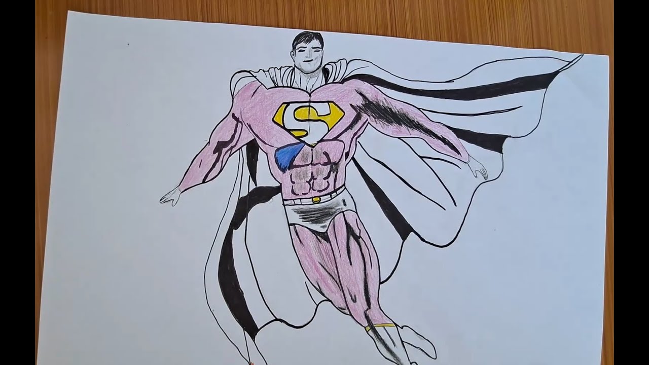 How To Draw Superman Like a Pro - YouTube