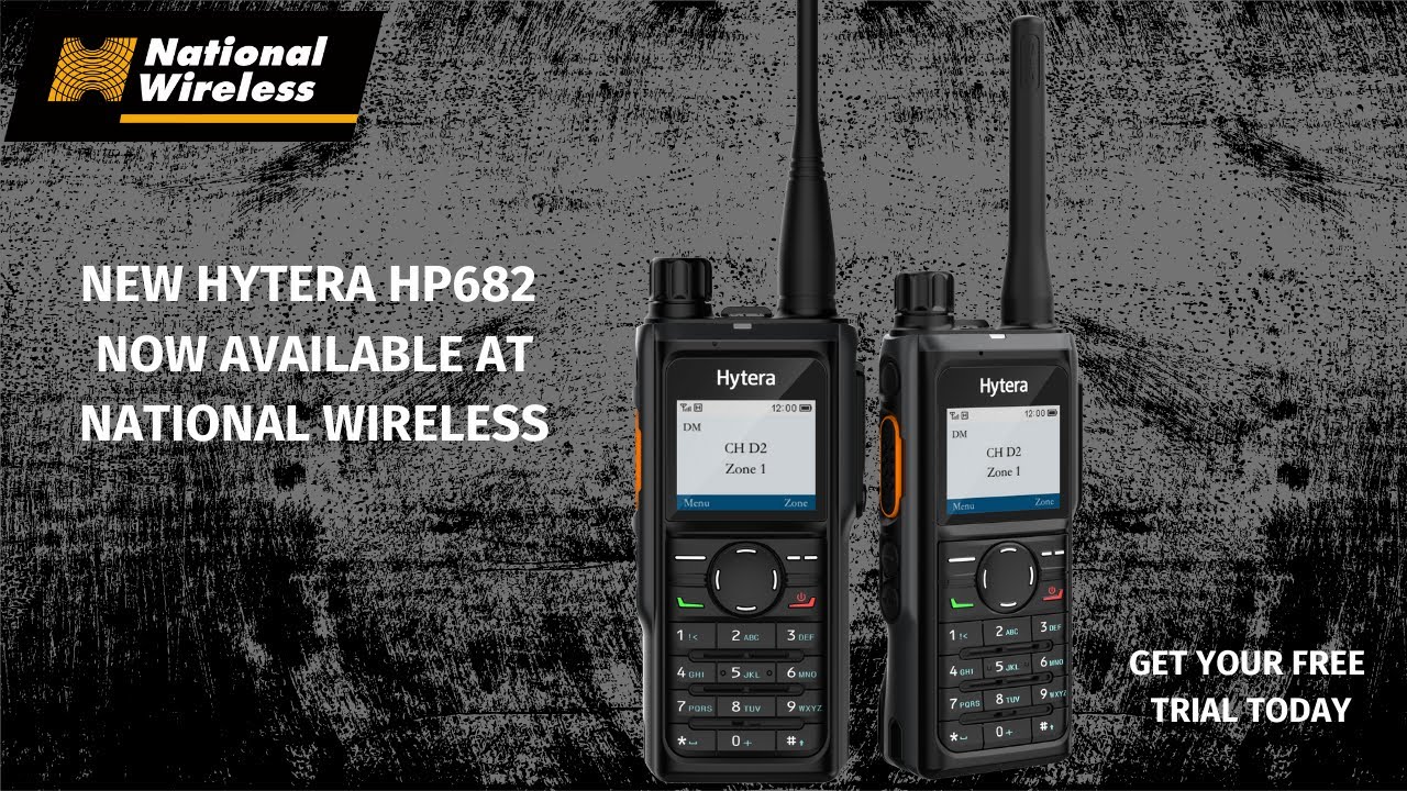 Unboxing the Hytera HP682 Handheld Walkie Talkie | NATIONAL WIRELESS ...
