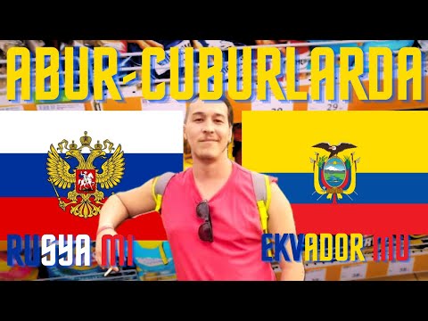 ABUR-CUBURLARDA RUSYA MI EKVADOR MU?  Junk food war between Russia and Ecuador!