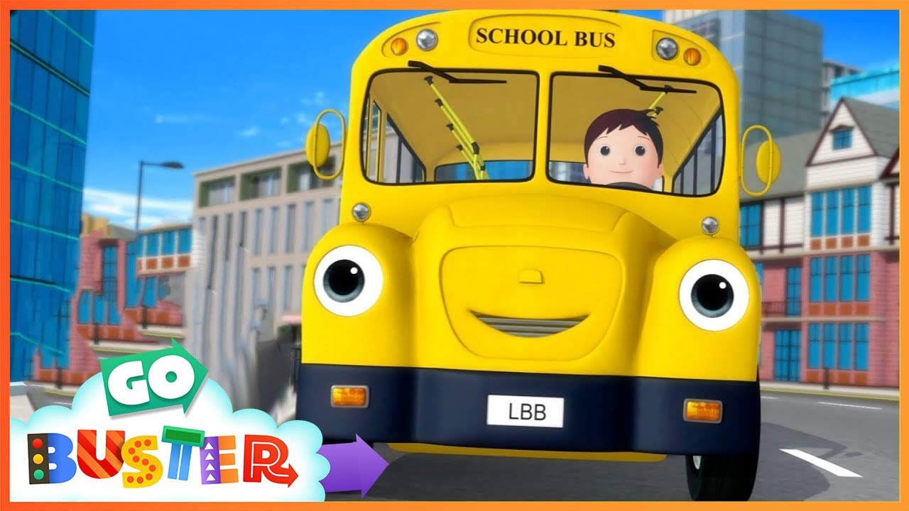 Wheels on the Bus - Part 16 | Go Buster Official | Nursery Rhymes ...