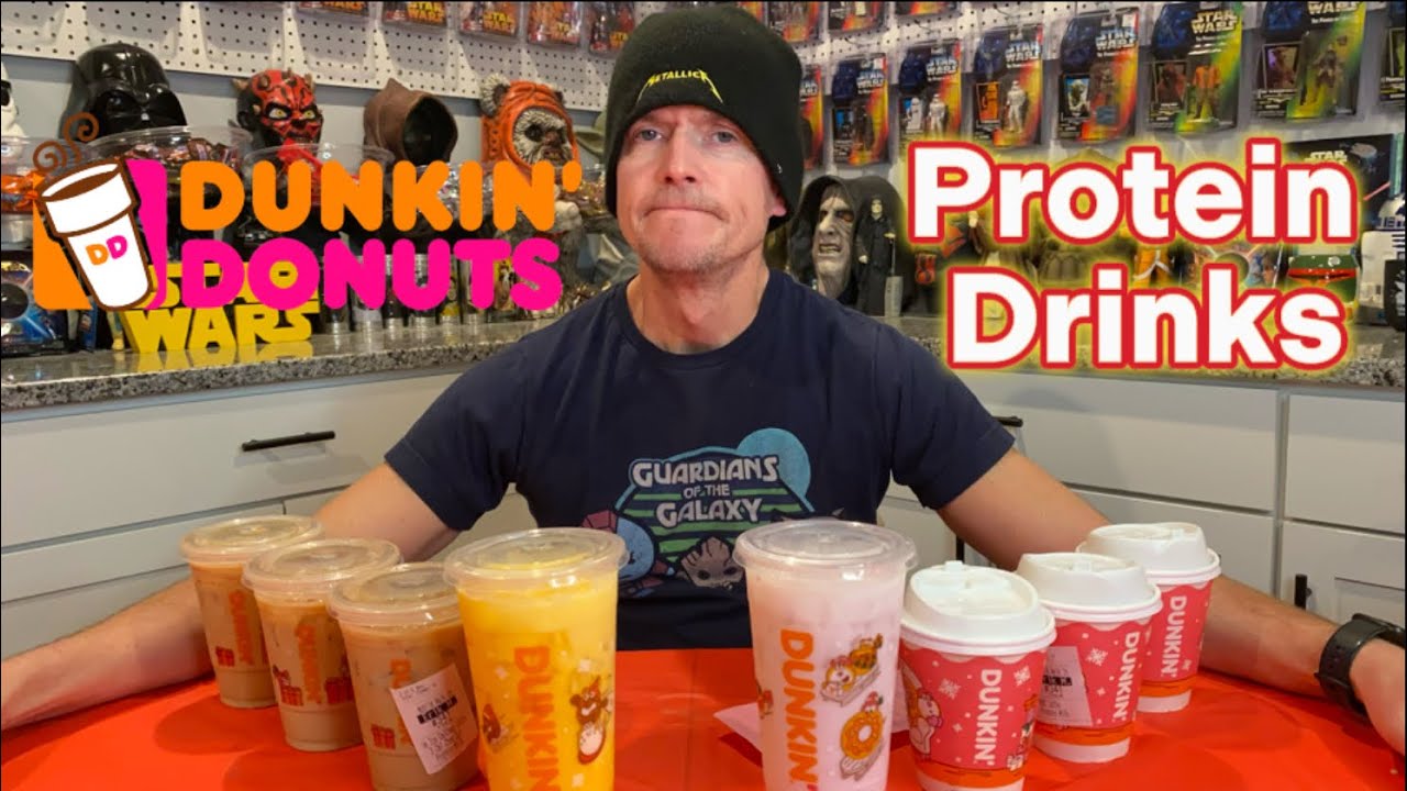 Dunkin Protein Drinks - YouTube