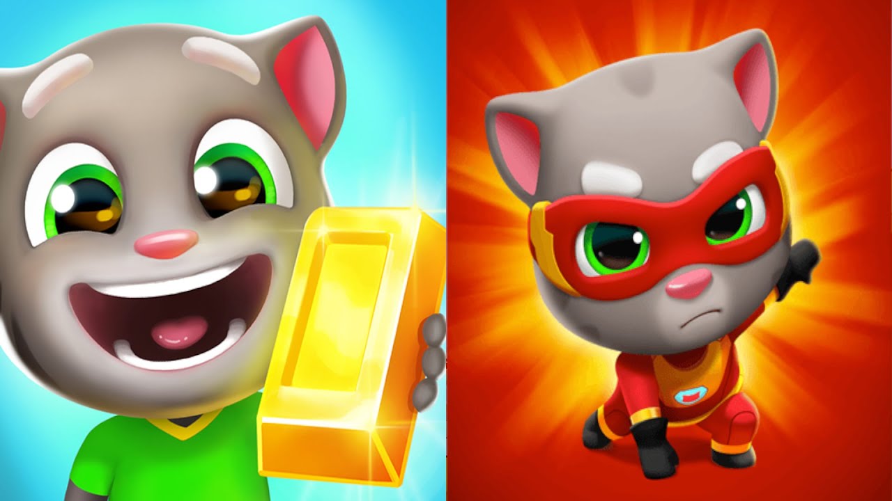Play 9999 Levels Tiktok Mobile Game Talking Tom Gold Run VS Talking Tom ...