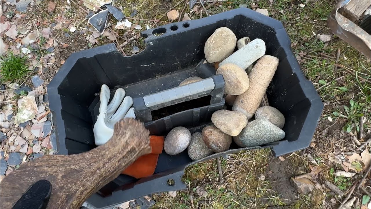 Playing around with natural tools. - YouTube