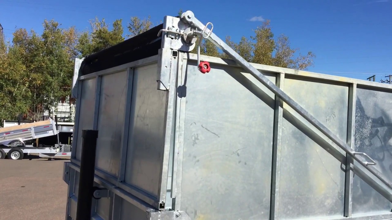 K-Trail 6’ x 12’ Dump Trailer with 36” Solid Side Extensions - YouTube