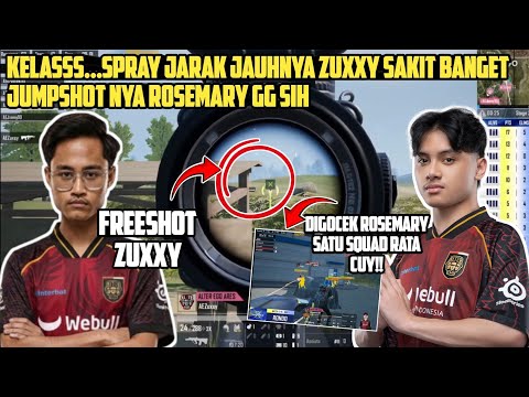 KELASSS..SPRAY JARAK JAUHNYA AE ZUXXY SAKIT BANGET | JUMPSHOT NYA ROSEMARY GAK SEMUA PLAYER BISA CUY