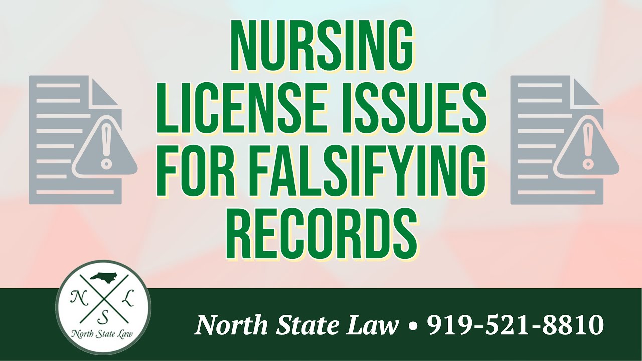 Nursing License Issues If A Nurse Falsifies A Patient s Record YouTube nursing-license-issues-if-a-nurse-falsifies-a-patient-s-record-youtube