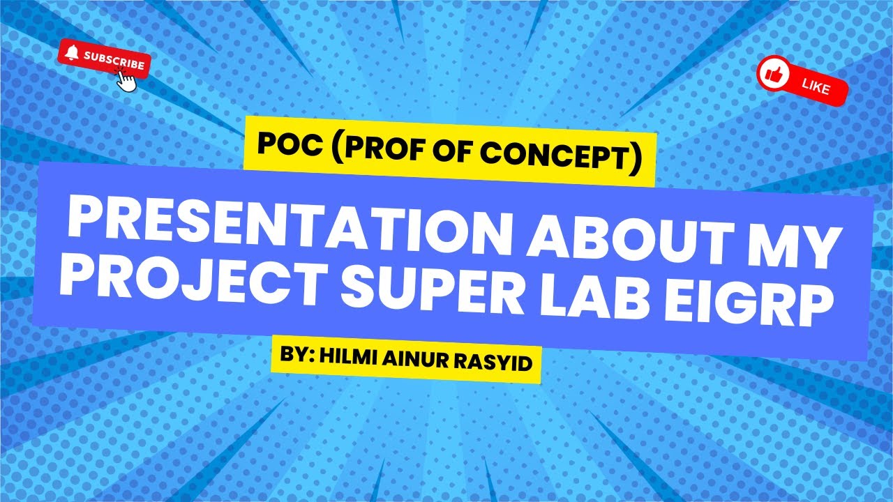 EPISODE 02 | Presentasion Project SuperLab on Pnet Lab, about EIGRP - YouTube
