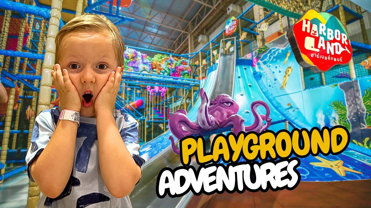 Indoor Playground Adventure with Mishka Star | Fun & Learning Video for ...