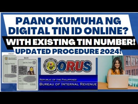PAANO KUMUHA NG DIGITAL TIN ID WITH EXISTING TAXPAYERS? || HOW TO GET DIGITAL TIN ID ONLINE ...