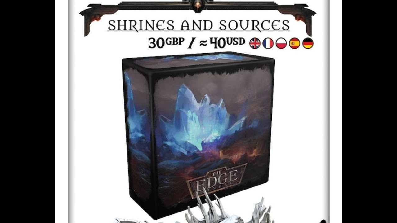 The Edge Dawnfall Shrines And Sources Box (Kickstarter) | Unboxing ...