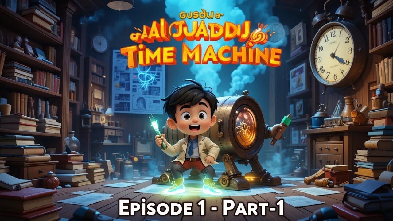 "Guddu Aur Jadui Time Machine – Kal, Aaj Aur Kal!" #cartoon # ...