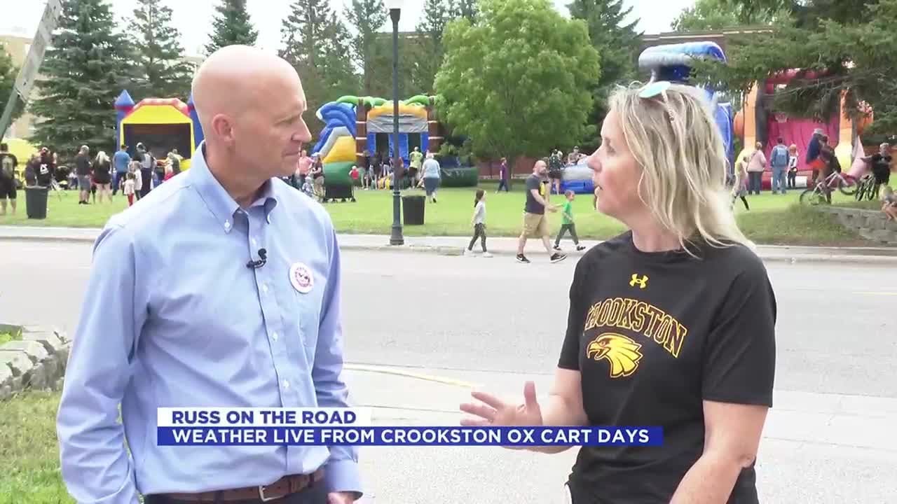 Russ on the Road: 6PM Weather from Crookston - YouTube