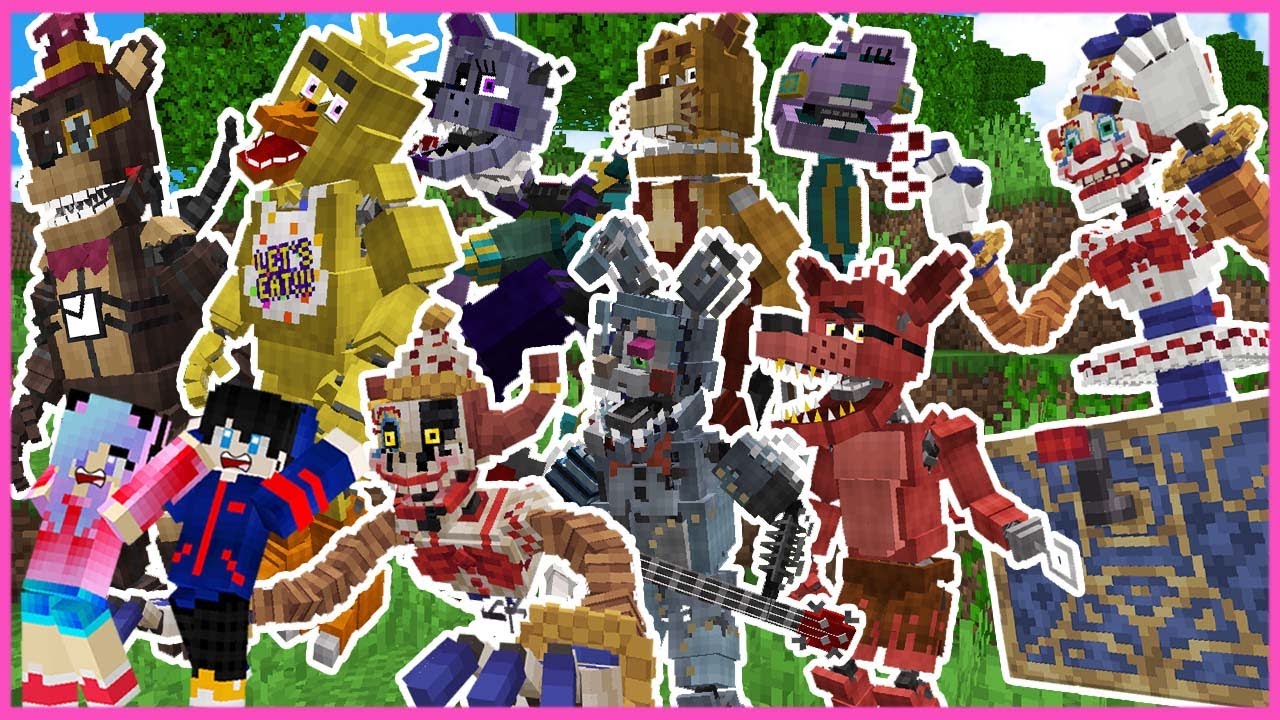Minecraft มายคราฟ ตัวตลก Jackie Fnaf Secret of The Mimic in Mod ...