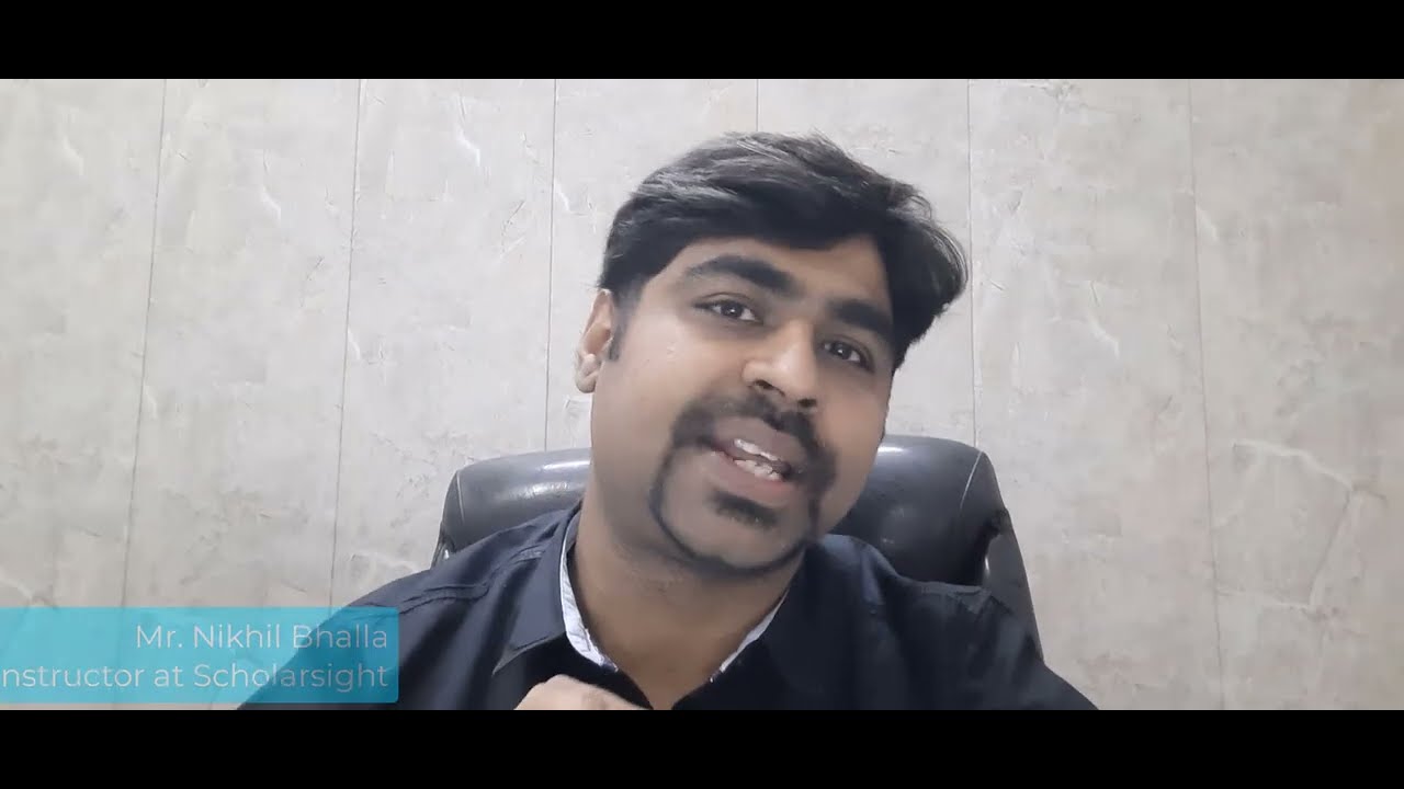 Scholarsight Instructor Nikhil Bhalla | Testimonial - YouTube