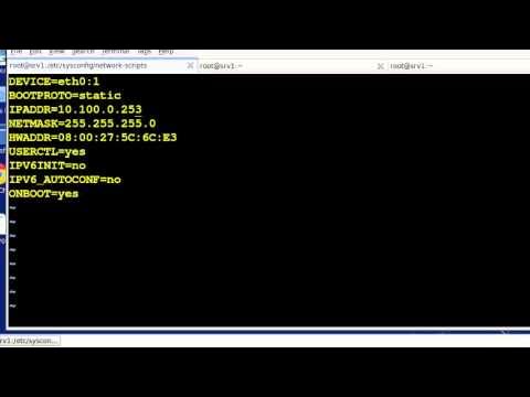 Configure Networking (Binding IP Addresses to Interface Part 2) - YouTube