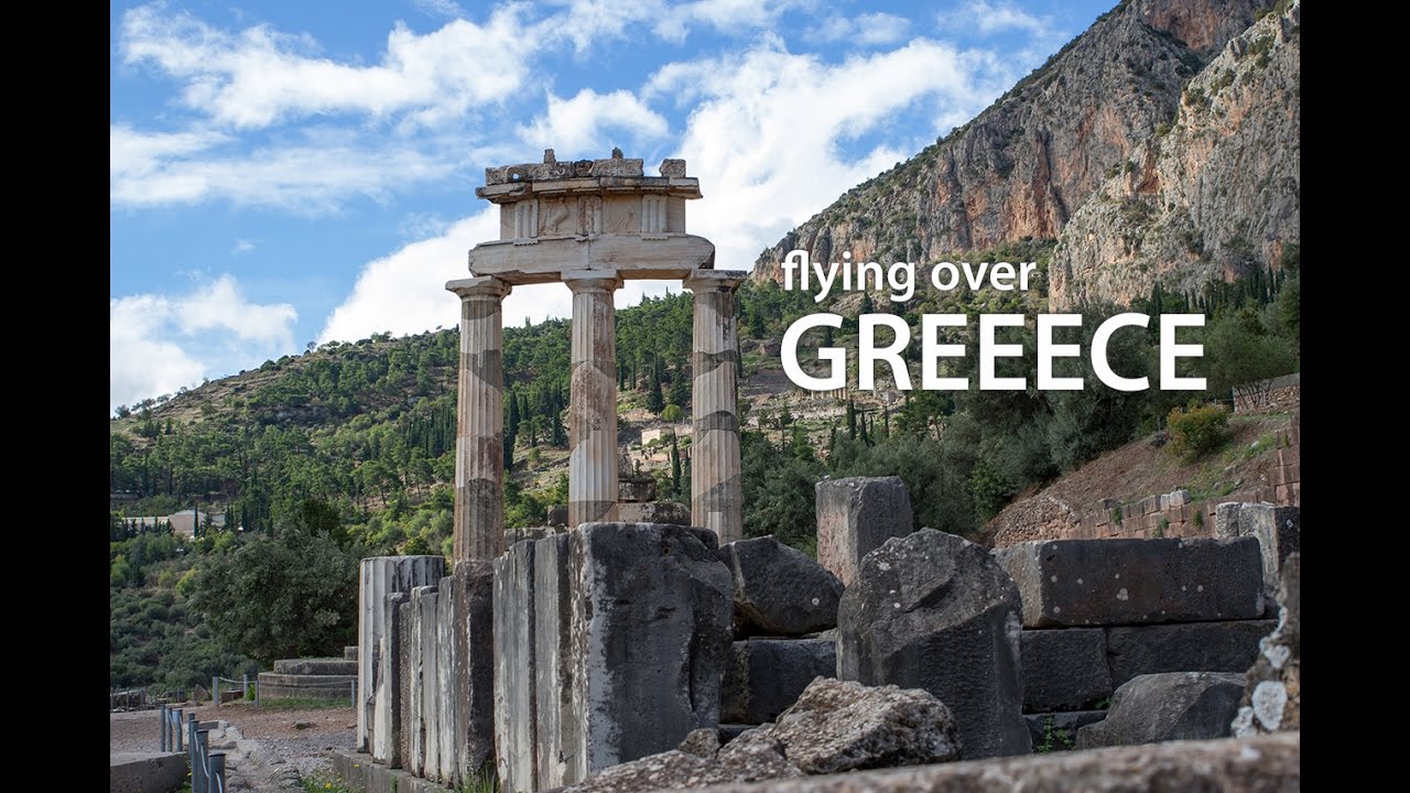 Flying over Greece (4K) - YouTube