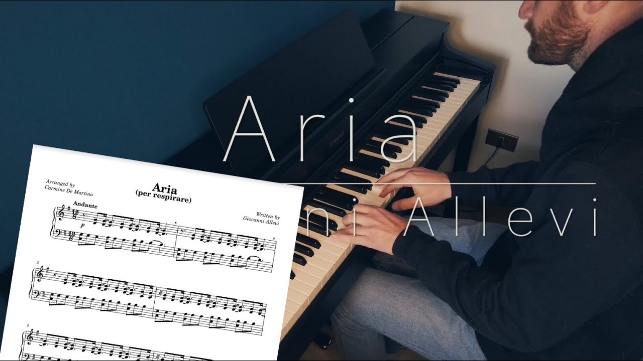 Aria (@GiovanniAllevi) [Piano Solo + Sheet Music] - Carmine De Martino ...