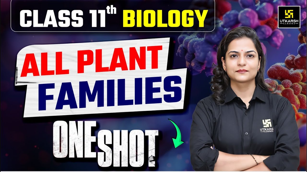 Class 11 Biology: All Plant Families One Shot | NEET 2025 | Dr. Ronak Ma'am - YouTube