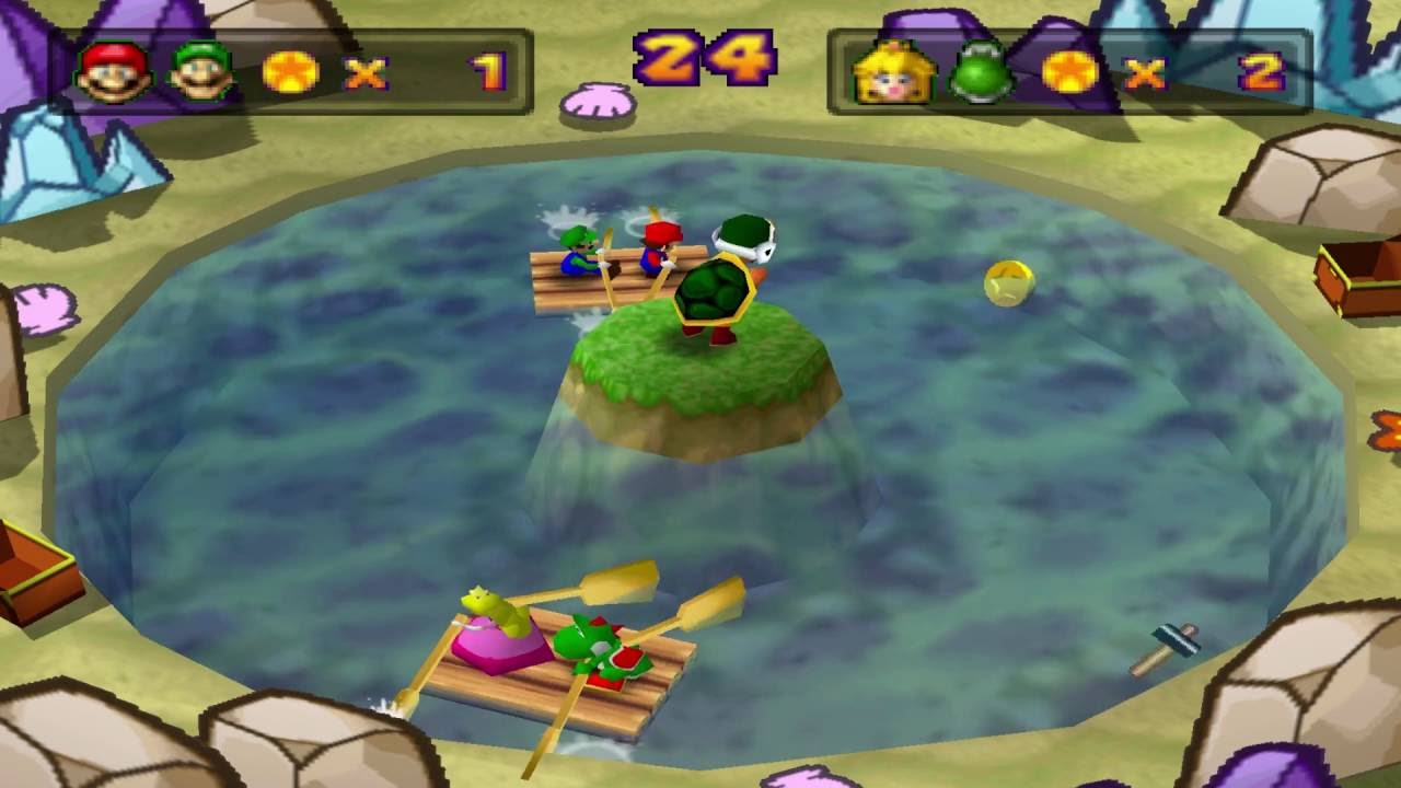 Mario Party 3 - Puddle Paddle - YouTube