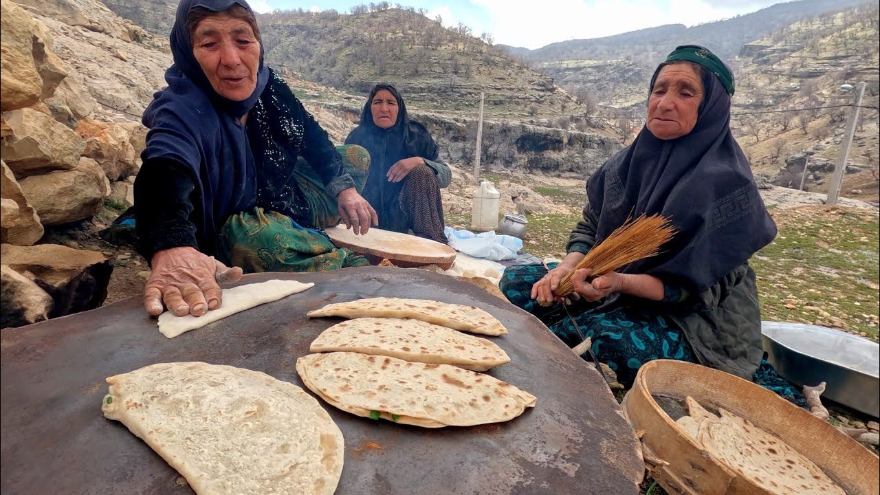 Preparing Nomadic Meal By Villagers _ Nomadic & Village Lifestyle Of ...