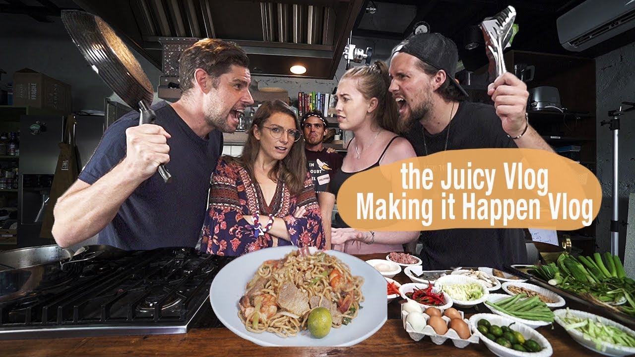 FOREIGNERS TRY FILIPINO COOKING (The Juicy Vlog VS Making It Happen Vlog) - YouTube