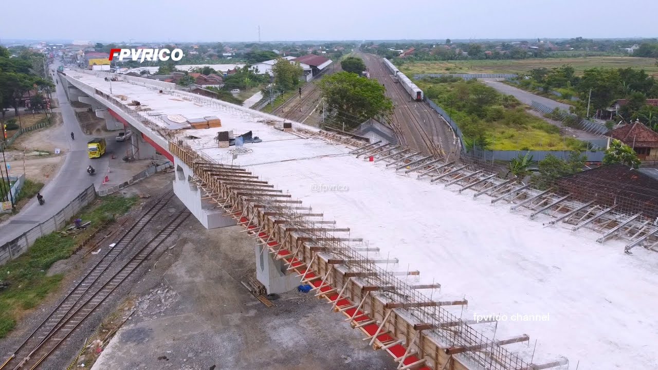 TERBARU ‼️ UPDATE PEMBANGUNAN FLYOVER GANEFO MRANGGEN 2022 VIDEO DRONE ...