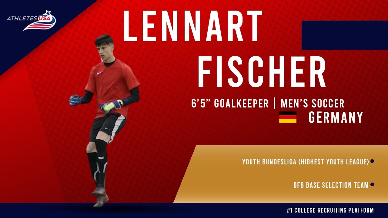 Men's Soccer | 6'4" GK | Lennart Fischer, Germany | Highlight Video ...